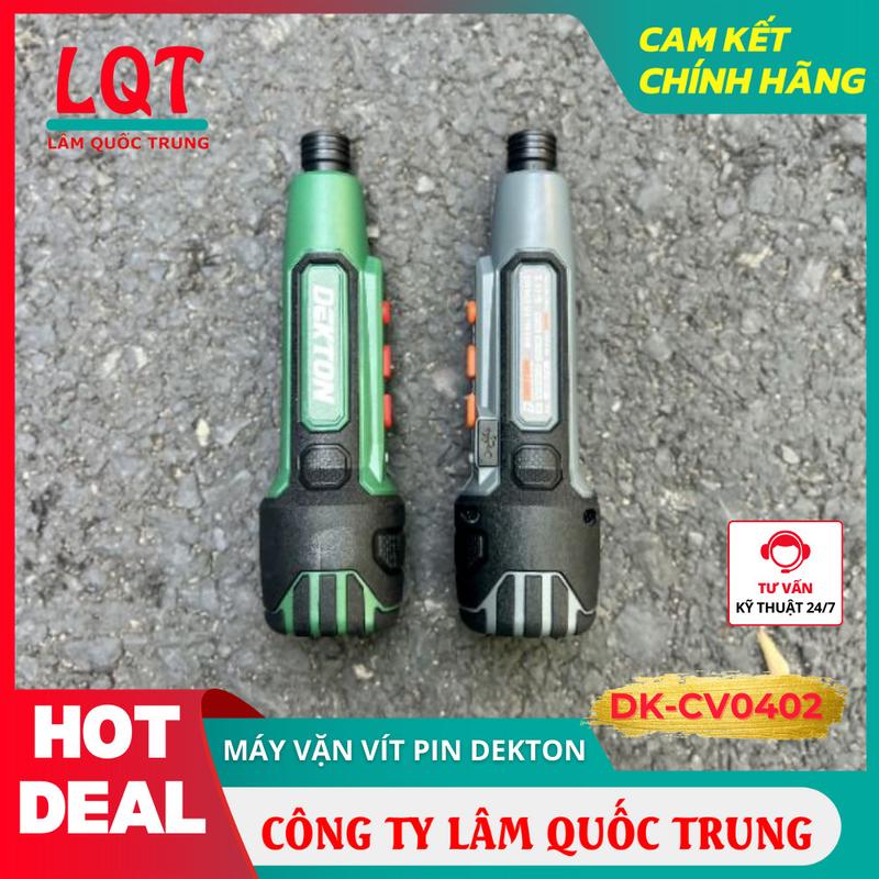 Máy Siết Vít Dùng Pin Dekton 4V DK-CV0402 GEN 2 Dò Điện Khôn - TikTok ...