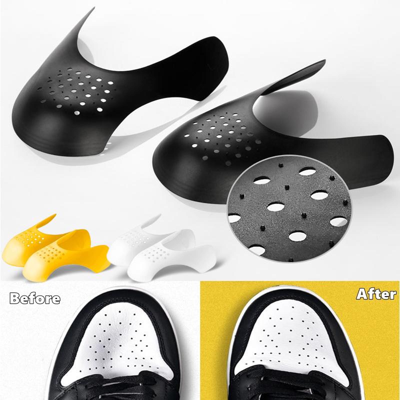 2 Pcs Crease Protector Shoe Care Sneaker Anti Crease Toe Cap - TikTok ...