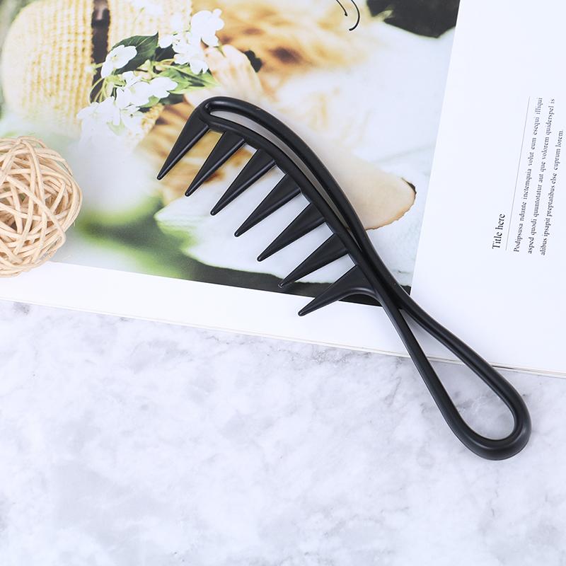 [mqs]Shark Jumbo Wide Tooth Black Handle Grip Hair Comb Men ...