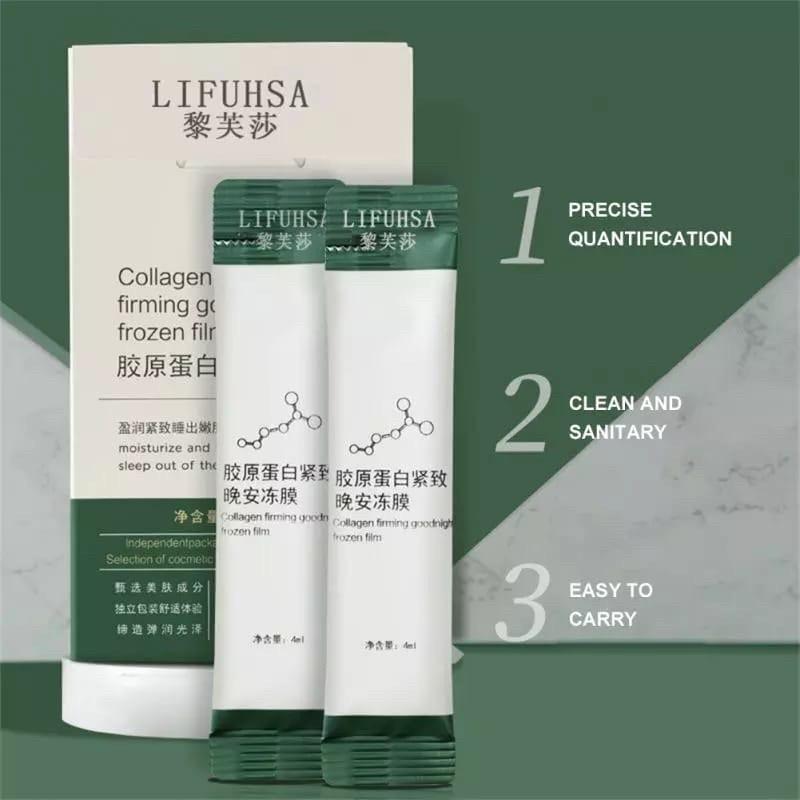 【20pcs/box】LIFUSHA collagen firming sleeping mask shrink pores - TikTok ...