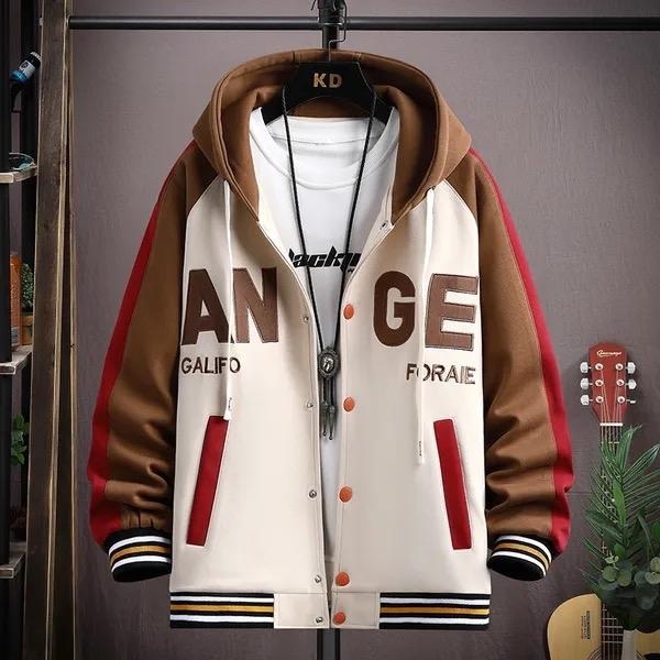 Varsity Jacket Kupluk Size S-6XL (XXXXXXL) Jaket Varsity Hoodie ...