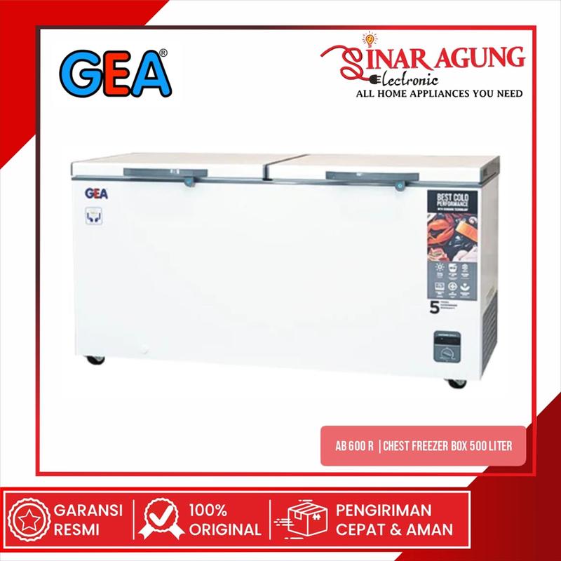 GEA AB-600-R CHEST FREEZER 500L SUHU RENDAH - GARANSI RESMI - Shop ...