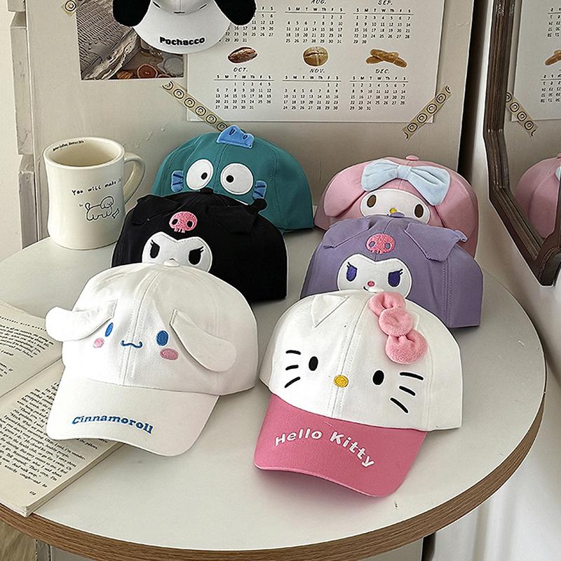 Sanrio Hello Kitty Summer Boys And Girls Baseball Caps Kurom - TikTok ...