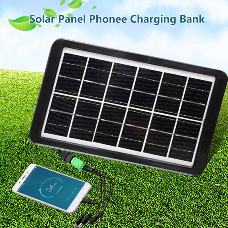 3W Portable Solar Panel With USB Charge For Phone Charging Outdoor ...