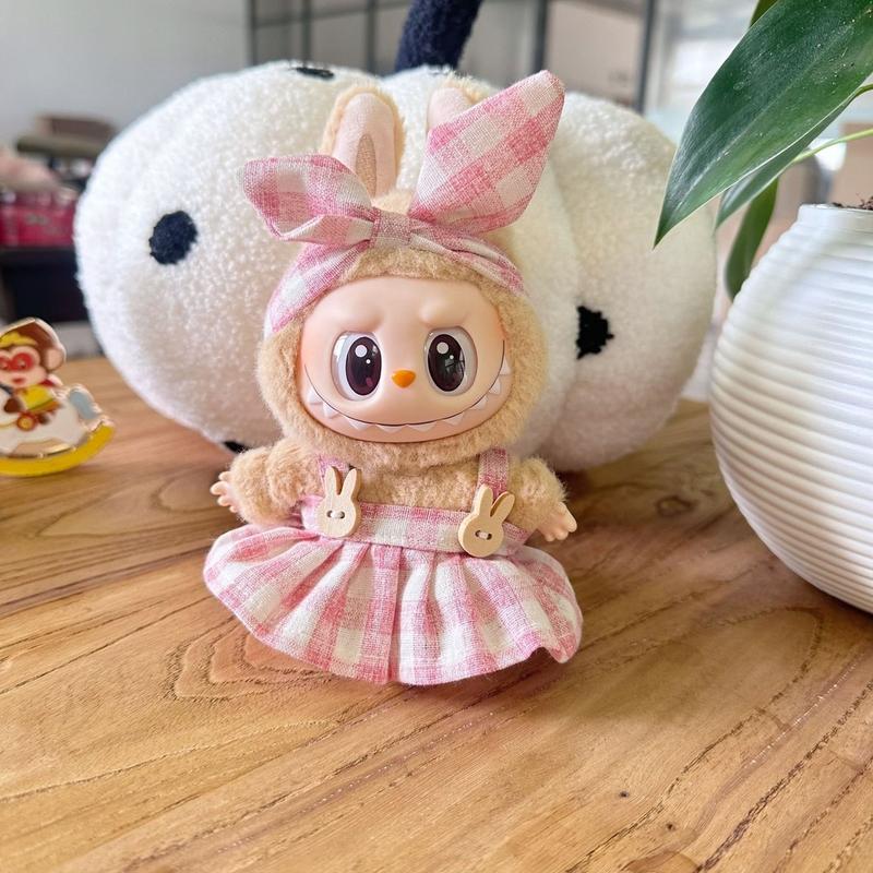 FB [only Clothes] labubu v1/v2 sitting party clothes LABUBU doll ...