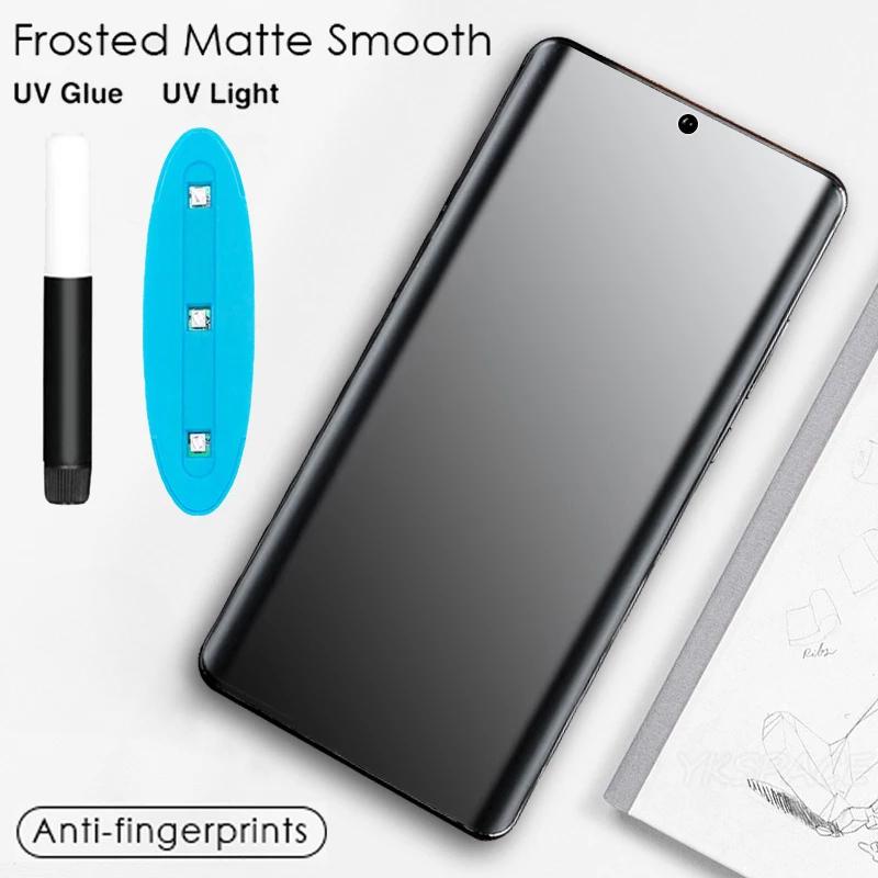 Kaca Bajaan Matte Melengkung, Anti-Cap Jari, dengan Cahaya UV, - TikTok ...