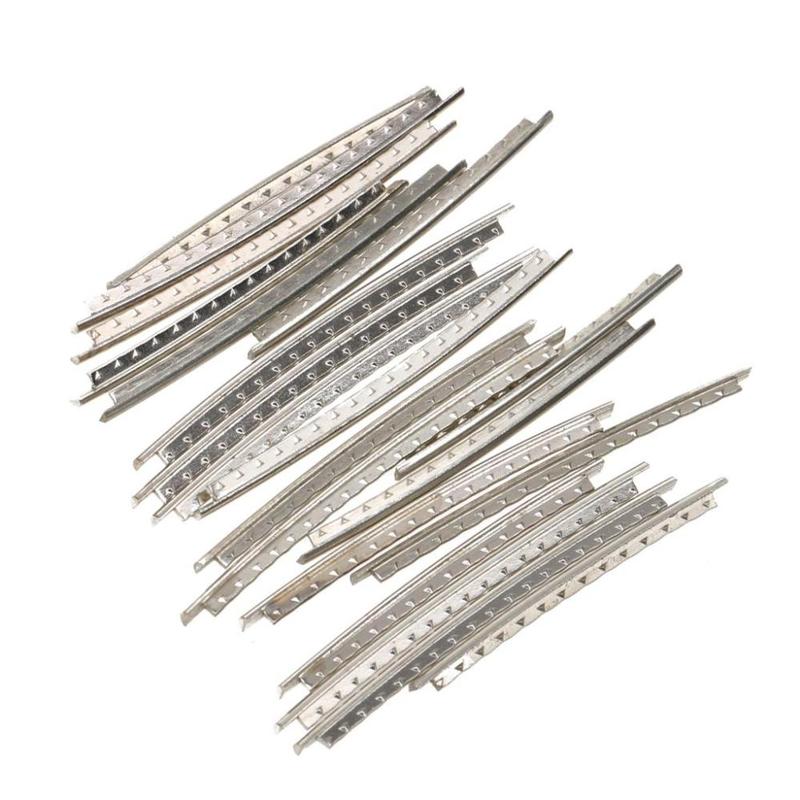 Wayar Fret Potong Precut Gitar, 24x, Sesuai untuk Gitar Elektrik ...