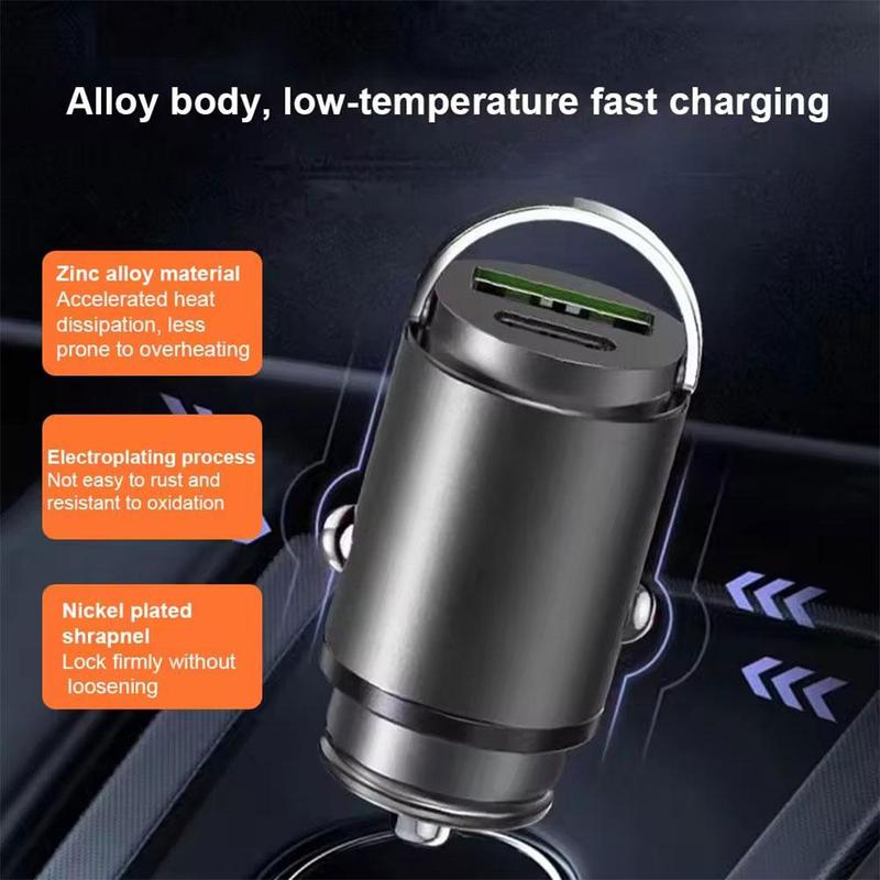 Car Charger New Generation Size Mini Charger In Car Metal Pull - TikTok ...