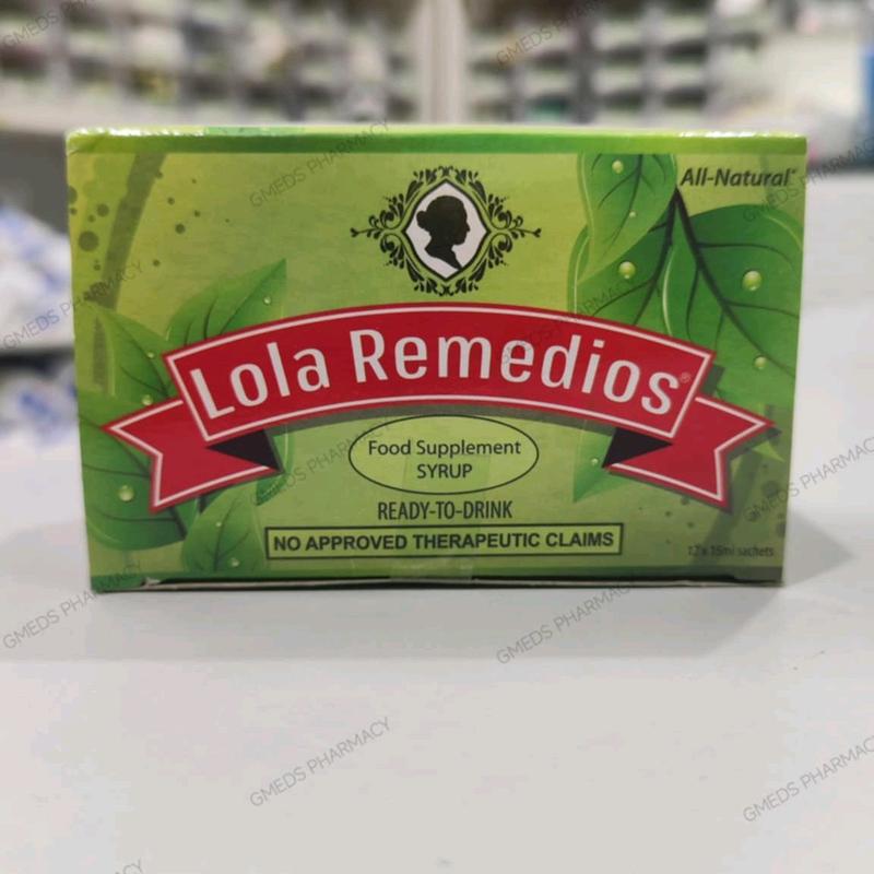 LOLA REMEDIOS FOOD SUPPLEMENT SYRUP 12 SACHET PER BOX - TikTok Shop ...