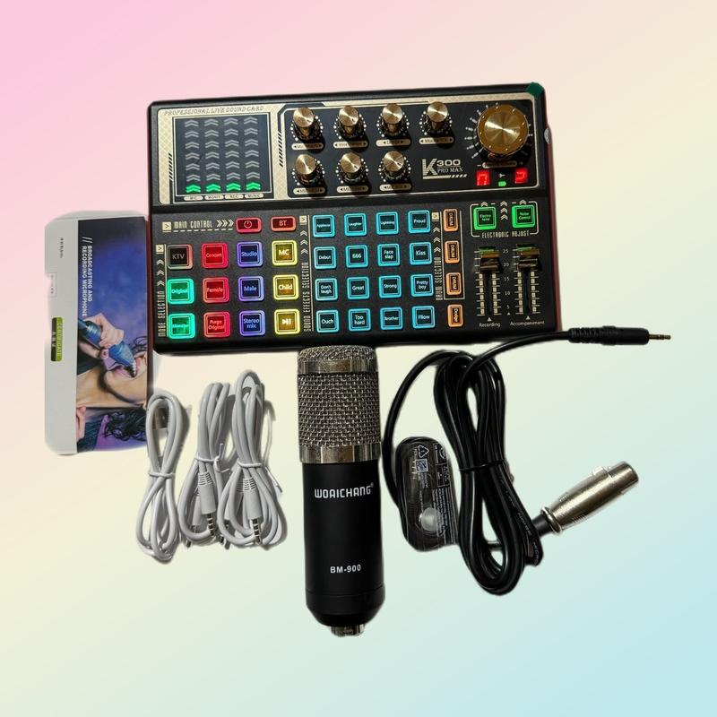 Combo mic BM900+ K300pro max Thu Âm - TikTok Shop Vietnam