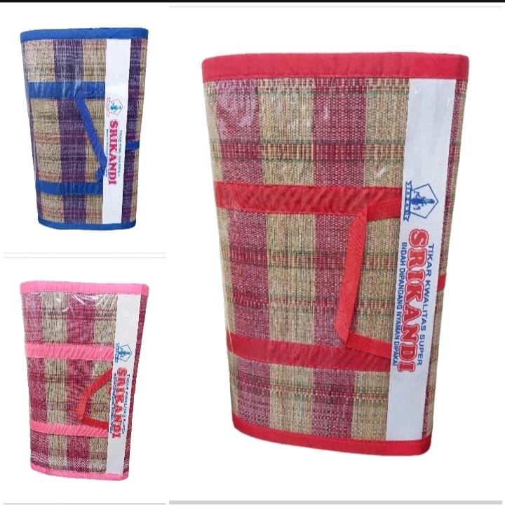 Tikar Lipat Mendong Srikandi Kotak Ukuran Jumbo Camping Outdoor Karpet ...