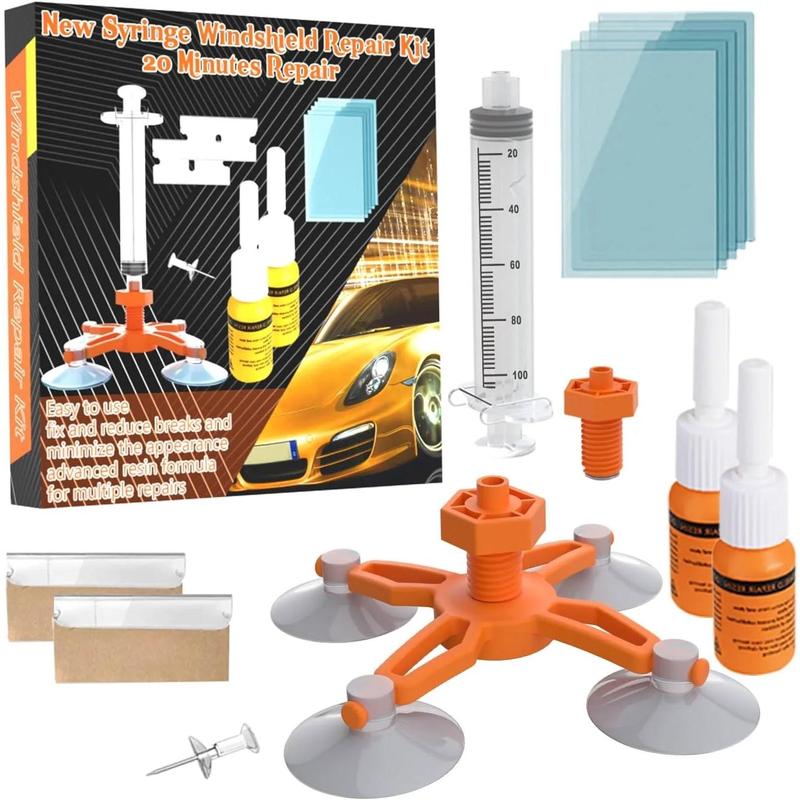 Windshield Repair Kit, Upgraded Windshield Chip Repair Kit with ...