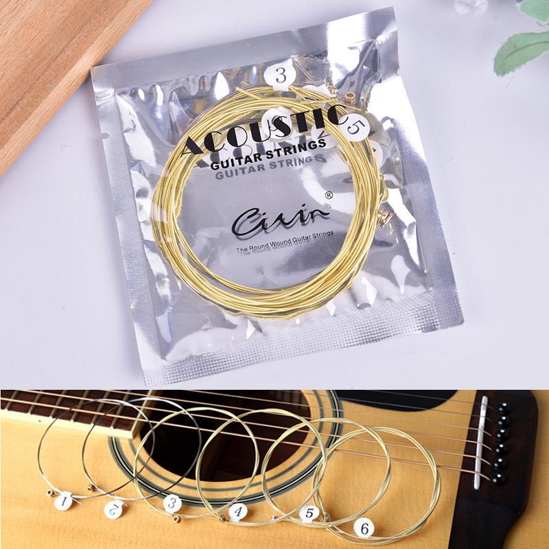 Tali Gitar Akustik, Universal, 6 pcs / set, Diperbuat daripada - TikTok ...