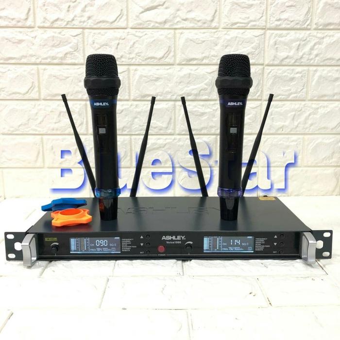 Jual Mic Wireless Ashley VOICE 1000 Original MultiChannel - Jakarta ...