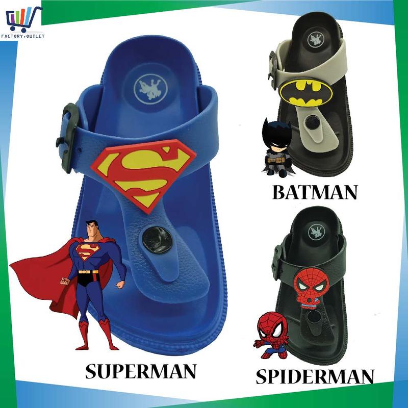 Cartoon Superhero Slipper Flip Flop For Toddler Little Kids Sandals ...