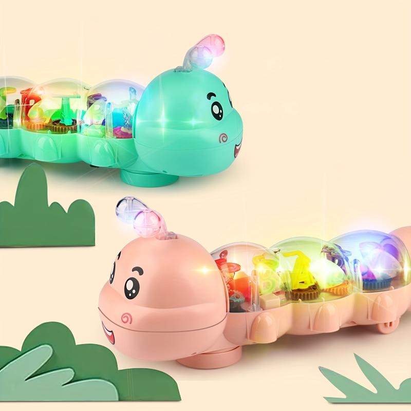 Walking Caterpillar Toy, With Lights, Cardan, Letters, Numbers, Gear ...