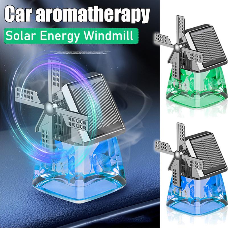 Solar Energy Car Solid Aromatherapy Deodorization Windmill Rotation ...