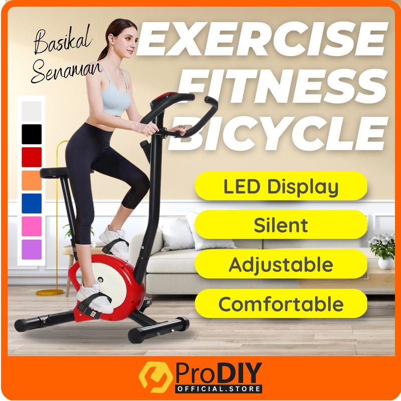 Exercise Fitness Bicycle Basikal Senaman Plastic Stainless - TikTok ...