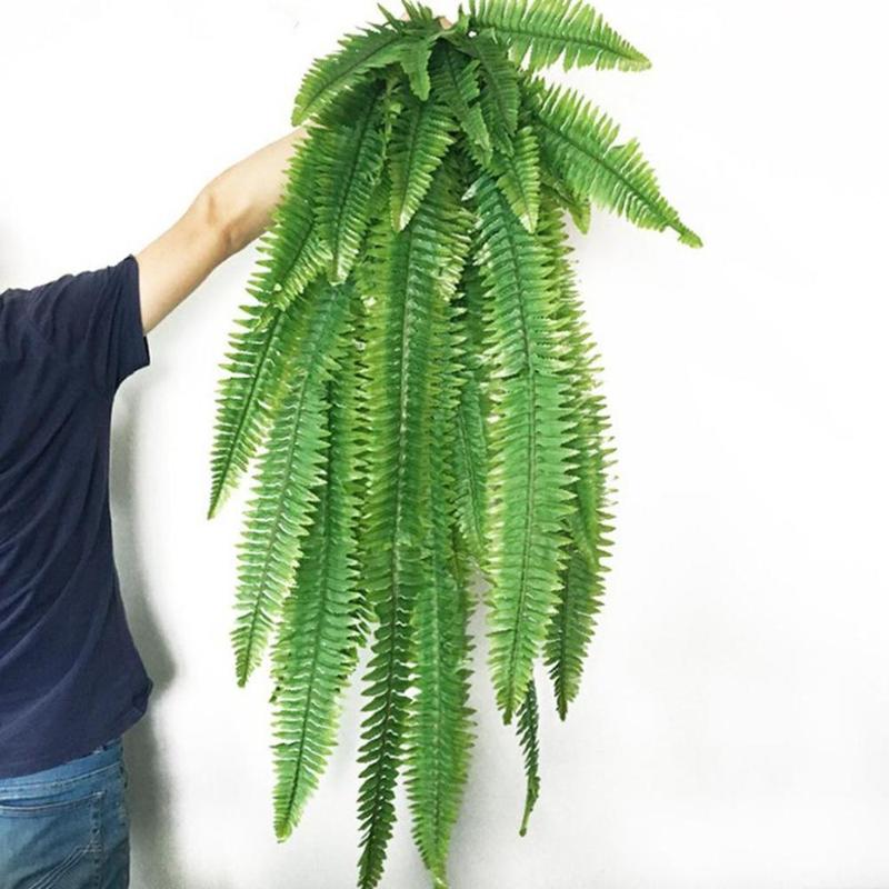 Artificial Fern Plant Wall Art Hanging Persian Rattan - TikTok Shop ...