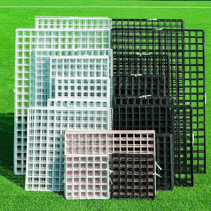 wrought iron grid display rack grid decoration hanging net storage ...