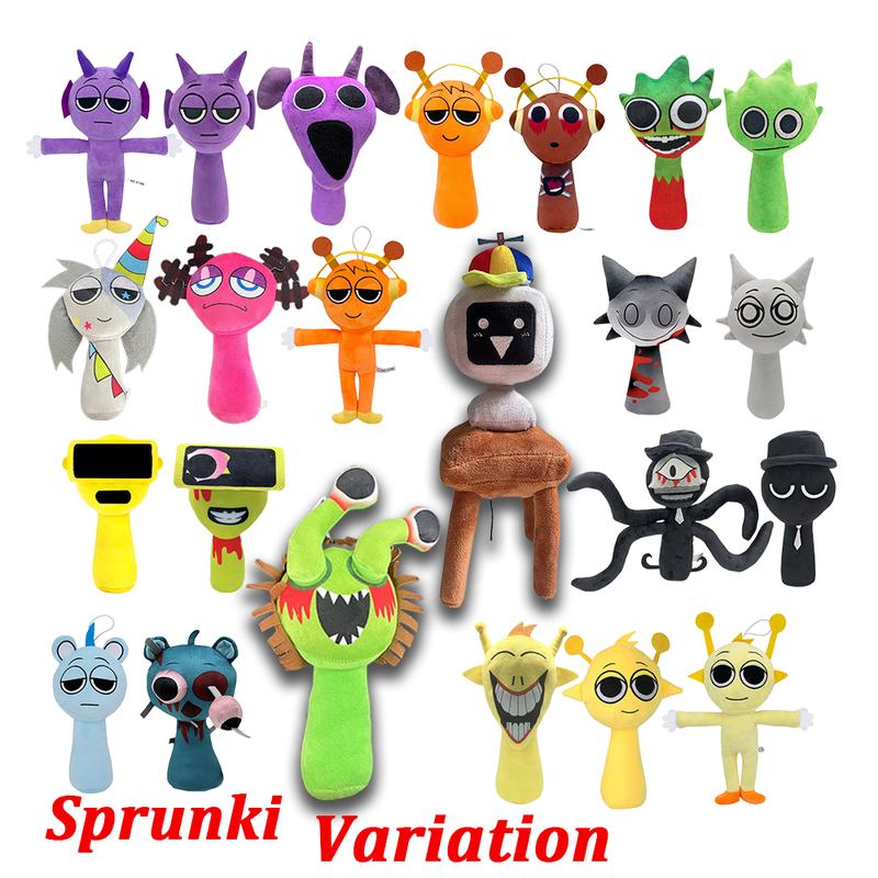 9.8in 55Styles Sprunki Plush Toys Incredibox Plush Dolls Plushies ...