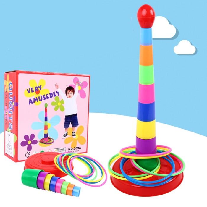 Quoits Throw Toys, Mainan anak menyusun- melempar anak, puzzle - Shop ...