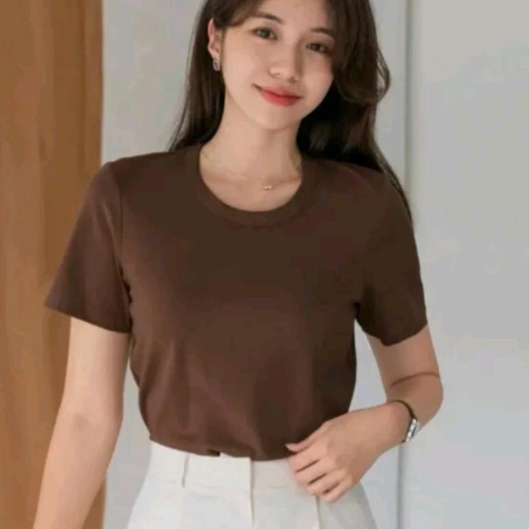 Women top Plain Basic Rib Knit Full length top with sizes (M-L-XL-XXL ...