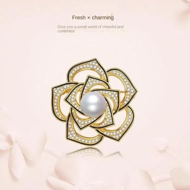 Kerongsang Bunga Camellia, Ketibaan Baru, Fesyen Wanita, Rekaan ...