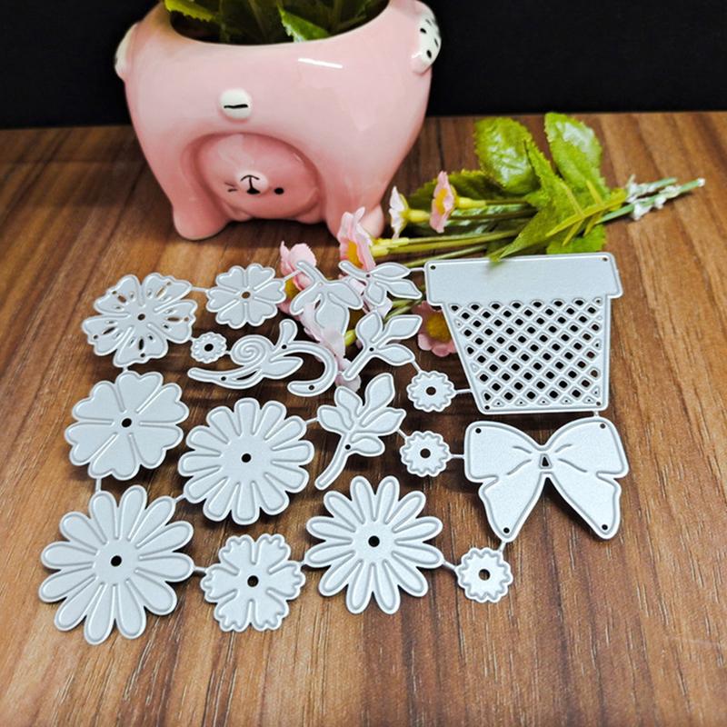 HENGy Flower Pot Metal Cutting Dies Stencil Scrapbooking DIY - TikTok ...