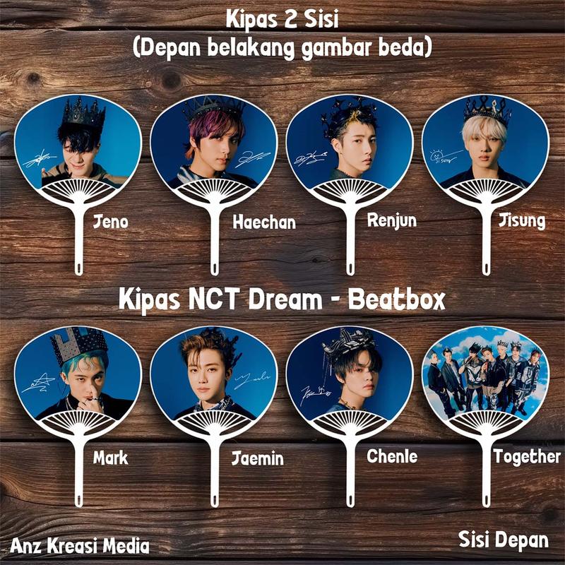 KIPAS KERANG NCT DREAM BEATBOX - KIPAS UCHIWA NCTZEN MERCHANDISE KPOP ...