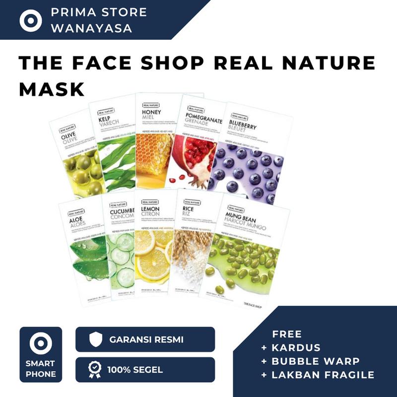 The Face Shop Real Nature Mask BPOM - Shop | Tokopedia