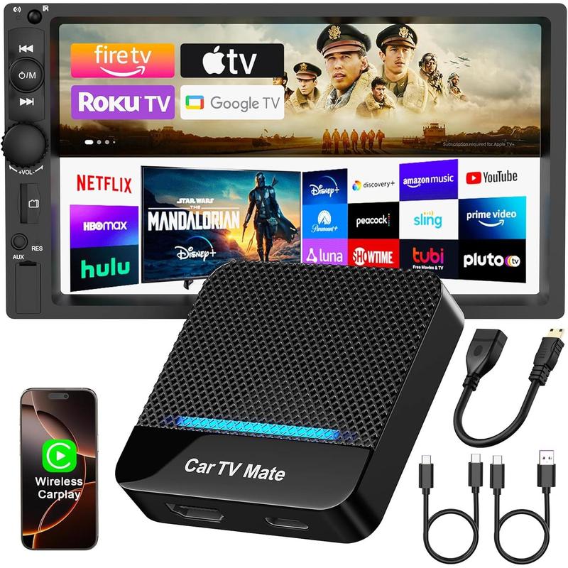 Car tv mate pro car tv converter for fire tv stick wireless carplay ...