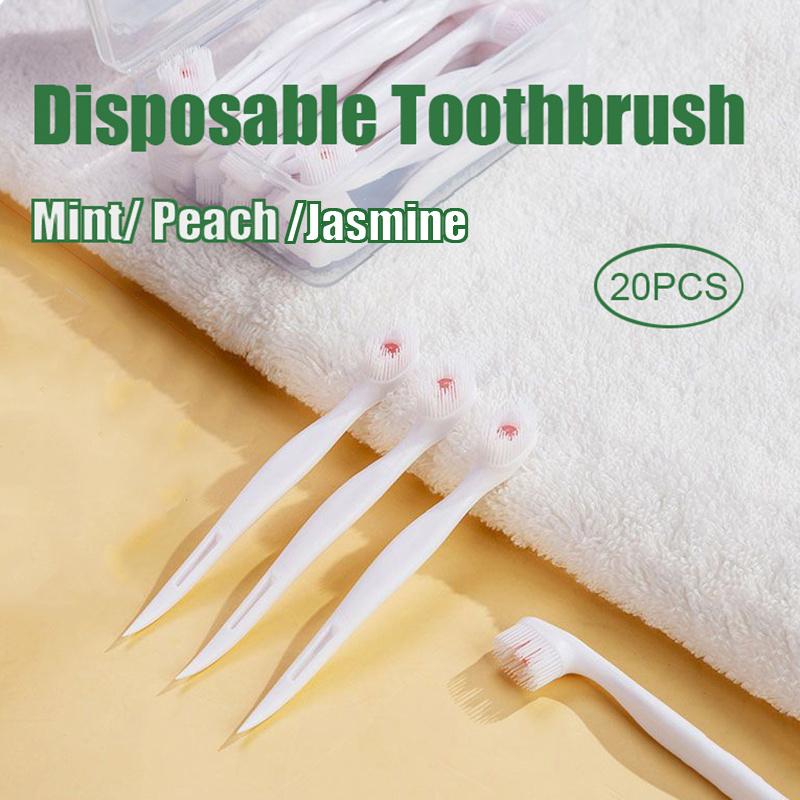 20PCS Portable Travel Toothbrushes Mini Exploded Bead Toothbrush ...