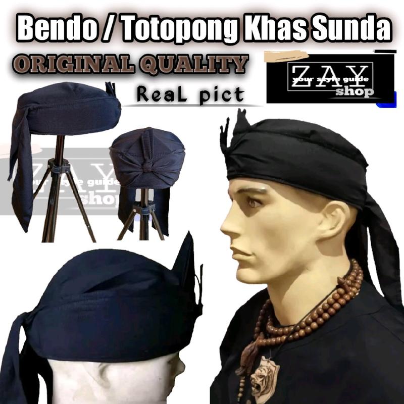 Totopong Bendo Khas Sunda Jawa Barat Original Quality Polos Elegan ...