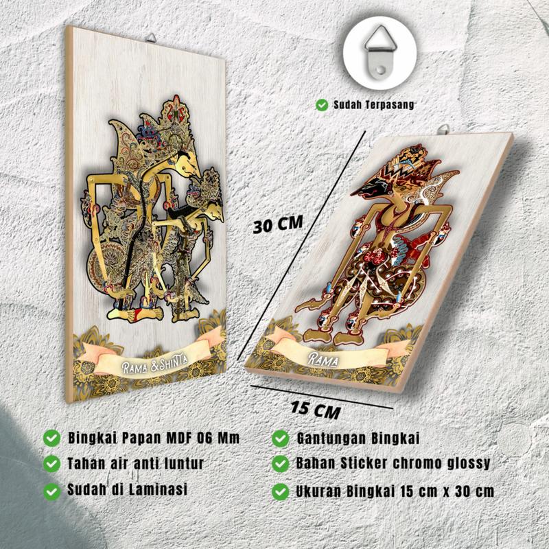Hiasan Dinding Wayang dekorasi tema wayang Cocok di pasang d - Shop ...