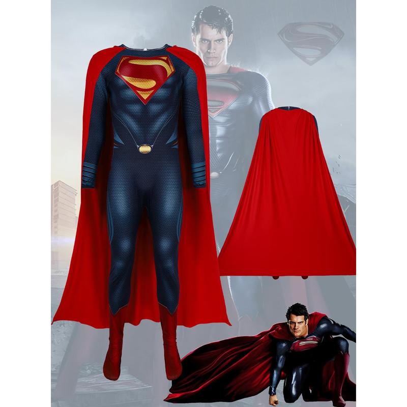 Halloween Cosplay Krypton Superman Man of Steel Clark Kent Role ...