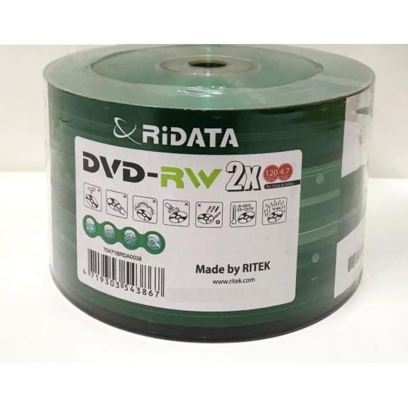 RIDATA BLANK DVD-RW / DVDRW DISC /DVD Re-Writable 10PCS / 50PCS ...