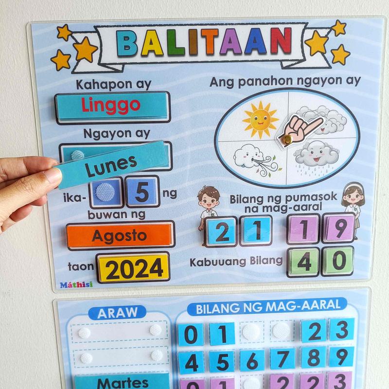 Balitaan Chart | Available in BIG and SMALL (ENGLISH, TAGALOG, - TikTok ...