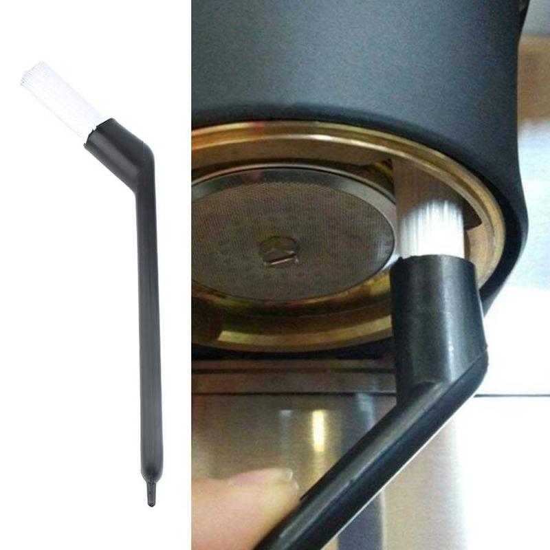 Coffee Machine Brushes Grinder Nylon Cleaning Brush Elbow Long - TikTok ...