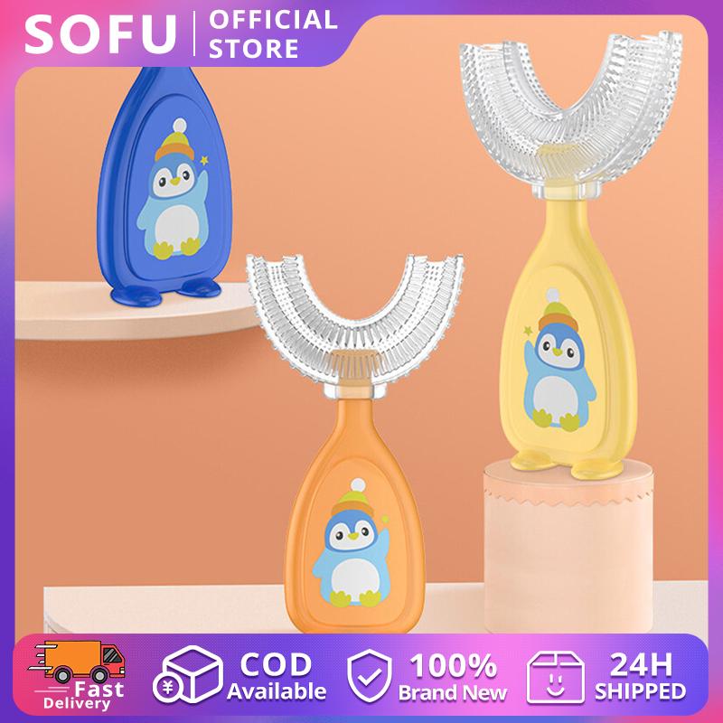 Children's U-Shaped Silicone Toothbrush Oral Cleaning Edible - TikTok ...