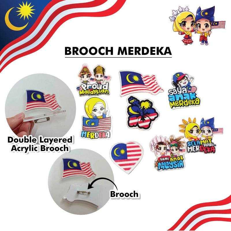 Klip PIN BROOCH Merdeka Hari Merdeka - Clip - TikTok Shop Malaysia