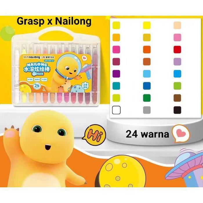 Jual diskon Grasp X Nailong Best Silky Crayon Krayon Terbaik Limited ...