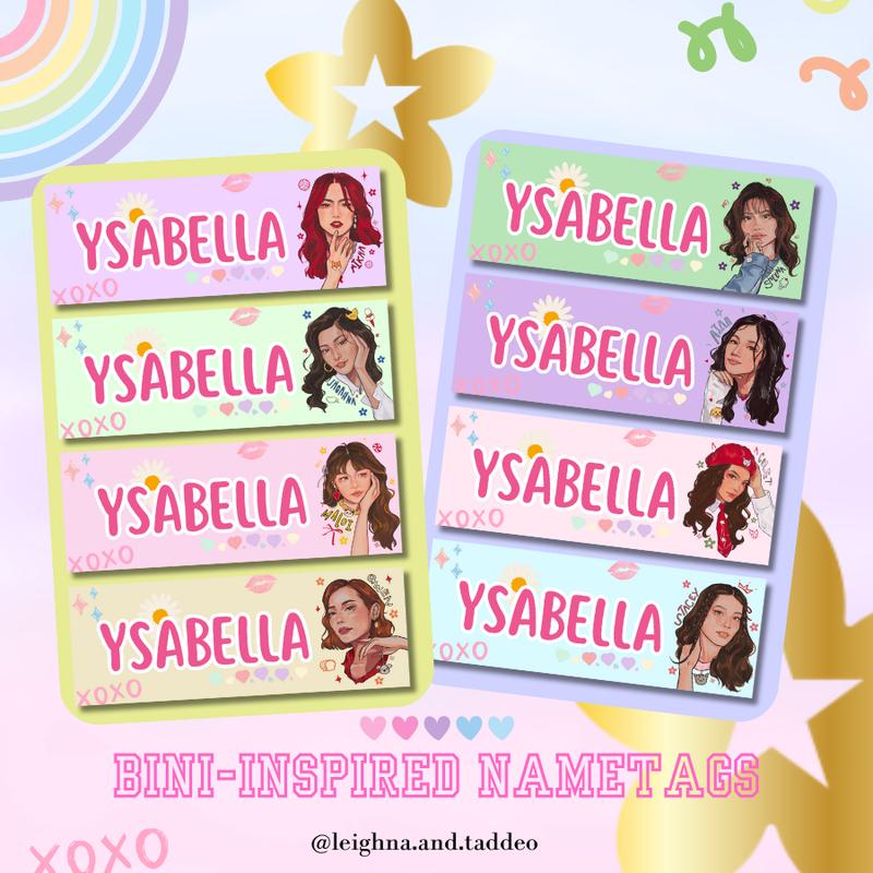 BINI-Inspired Nametags with FREE lanyard - TikTok Shop Philippines