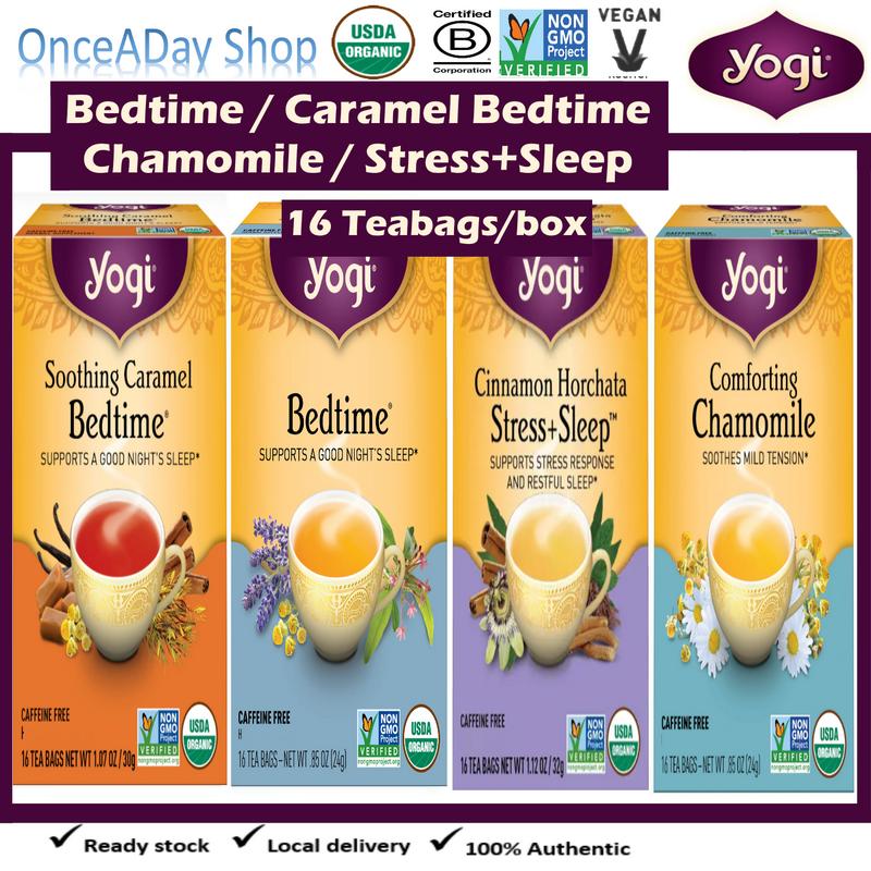 Yogi Tea, Organic Bedtime Tea/ Bedtime Caramel Tea/ Chamomil - TikTok ...