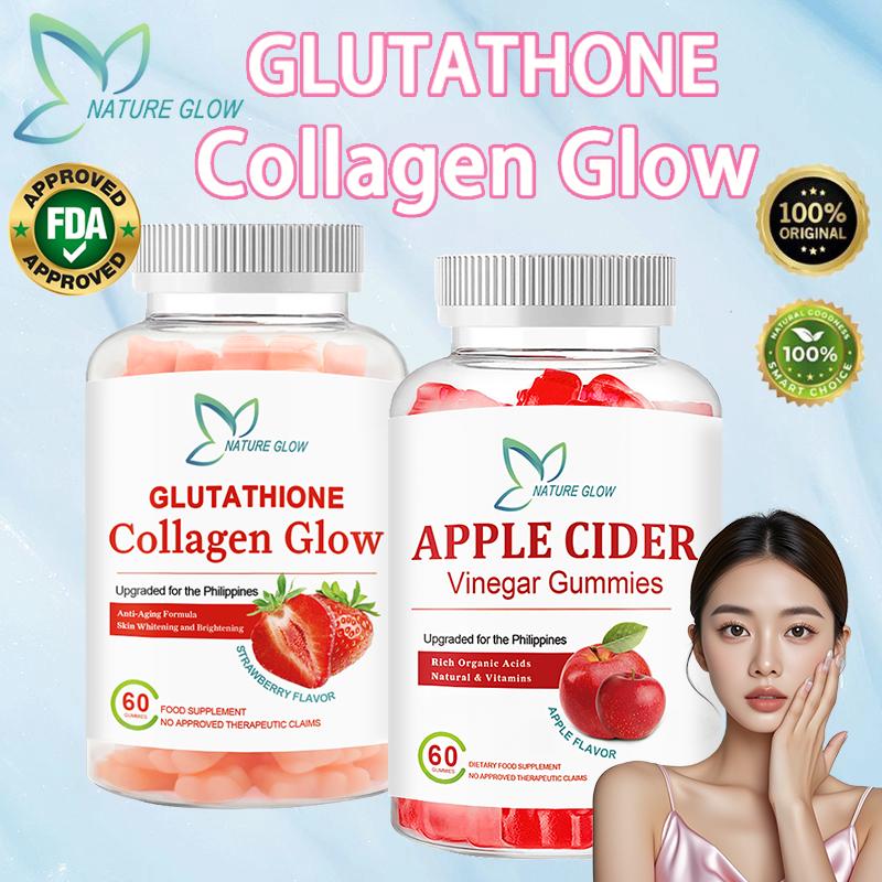 【FDA Approved】Nature Glow 60PC Glutathione Collagen Gummies - TikTok ...