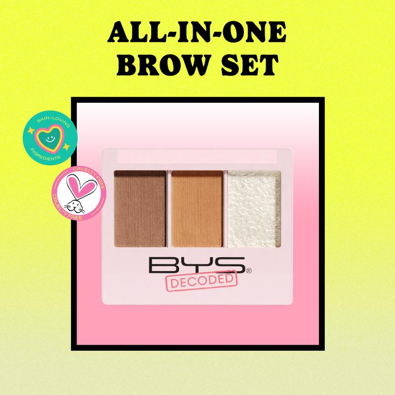 BYS DECODED] Brow Set | All in One, Brow Powder & Soap Trio - TikTok ...