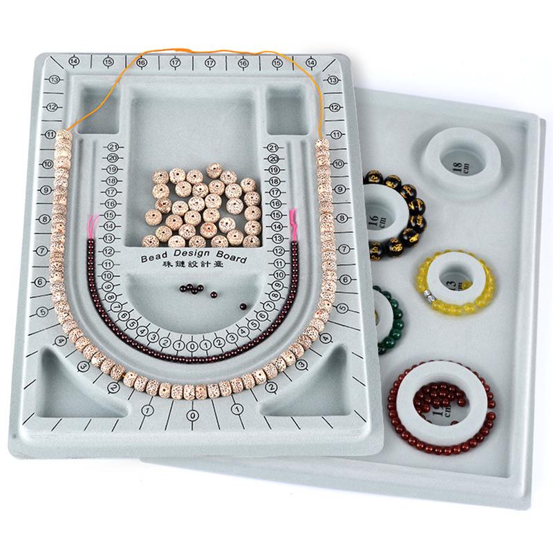 Jewelry Bead Board with Scale Groove Design 3 U-Shaped Channels ...