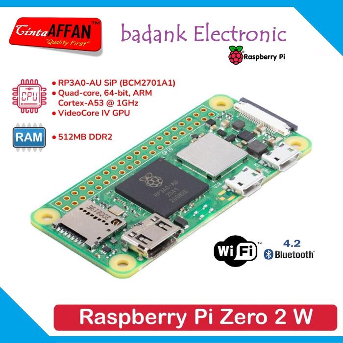 Jual Raspberry Pi Zero 2 W Board - with RP3A0 Processor - Jakarta Timur ...