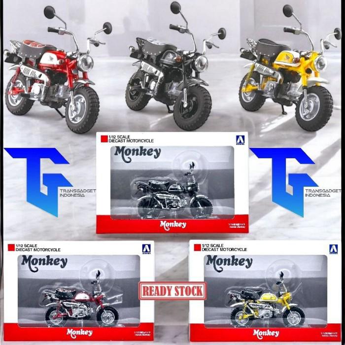 Jual AOSHIMA Honda Monkey Limited Edition 1/12 Scale Diecast Motorcycle ...