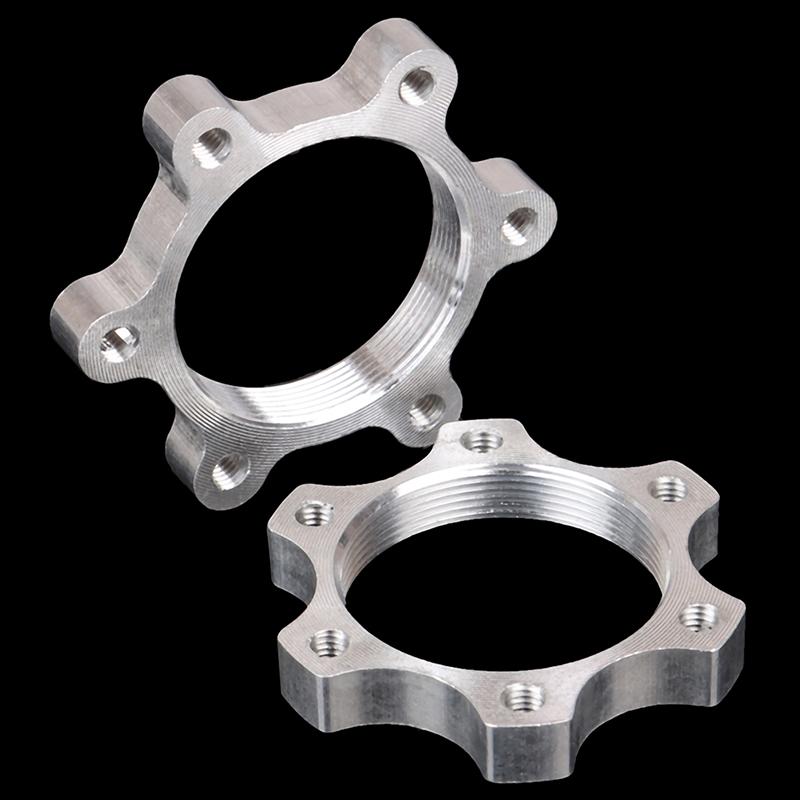2PCS Bicycle Bike Freewheel Threaded Hubs Disk Disc Brake Rotor ...